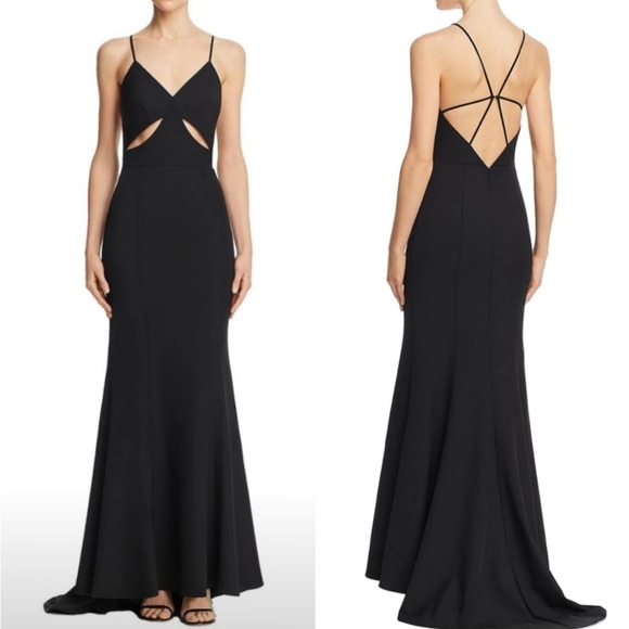 Jarlo London | Dresses | Jarlo Priscilla Cut Out Evening Gown Color ...